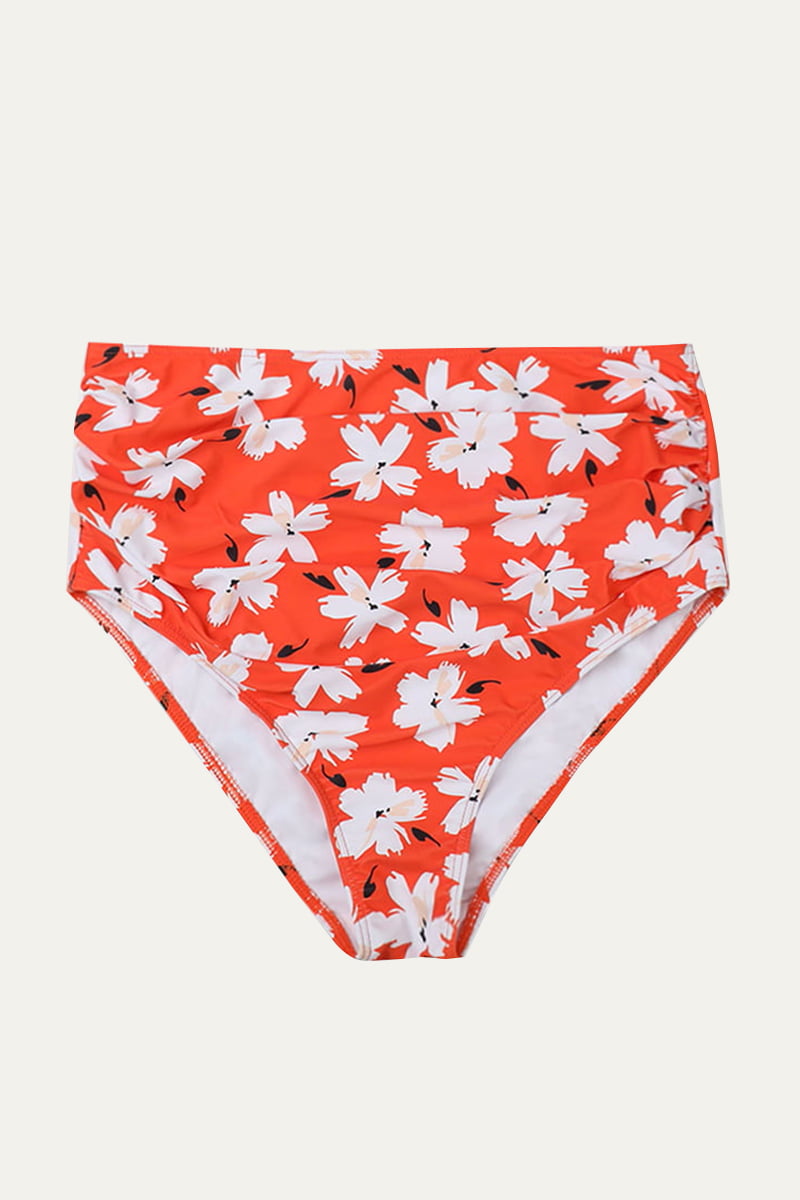 Floral High Waist Maternity Bikini Bottom – Summer Mae